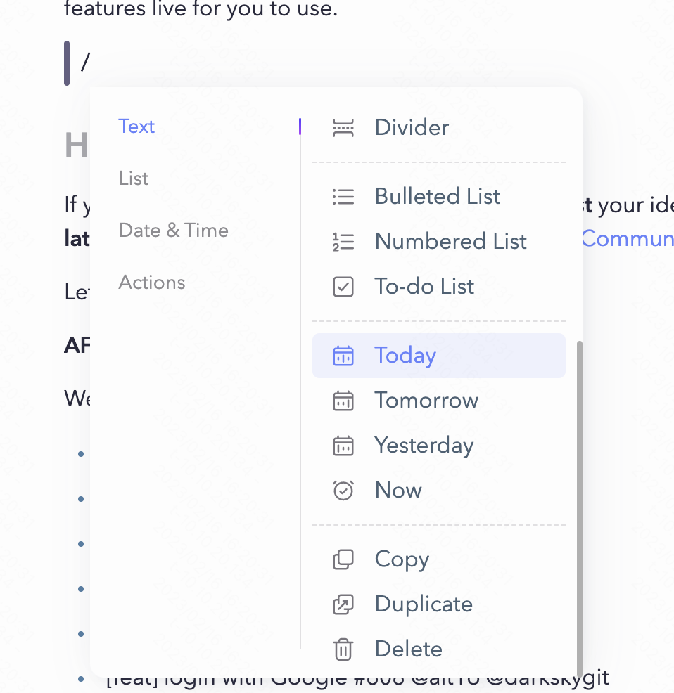Unable to update hovered item on scrolling slash menu · Issue #1245 · toeverything/blocksuite ...