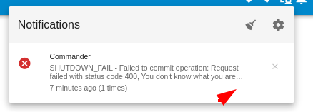 core: frontend: Notification does not expand when necessary to show the entire message · Issue ...