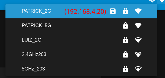 core: frontend: Display IP address on the wifi menu · Issue #959 · bluerobotics/BlueOS · GitHub