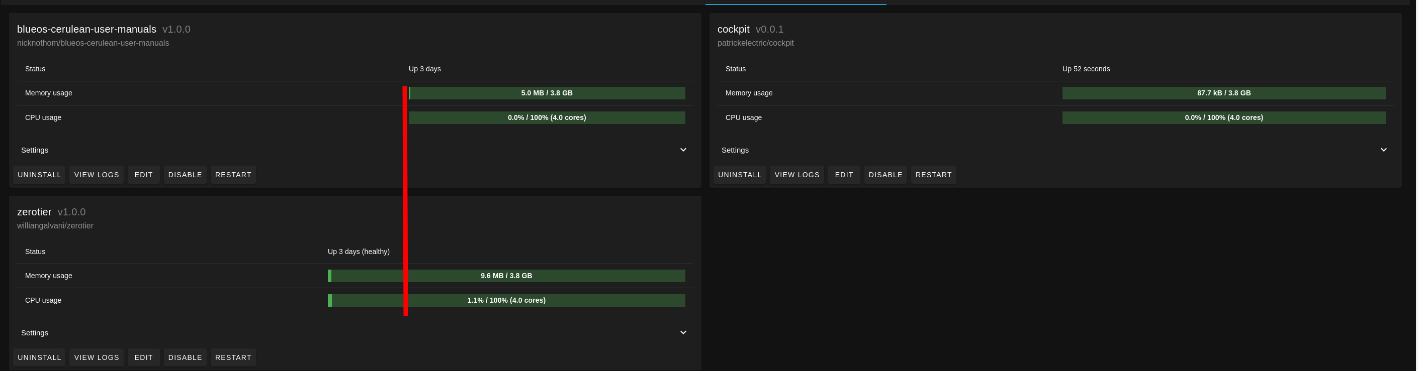 InstalledExtensionCards do not have the same width for resource bar · Issue #1436 · bluerobotics ...