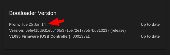 Bootloader version is not formatted correctly · Issue #1550 · bluerobotics/BlueOS · GitHub