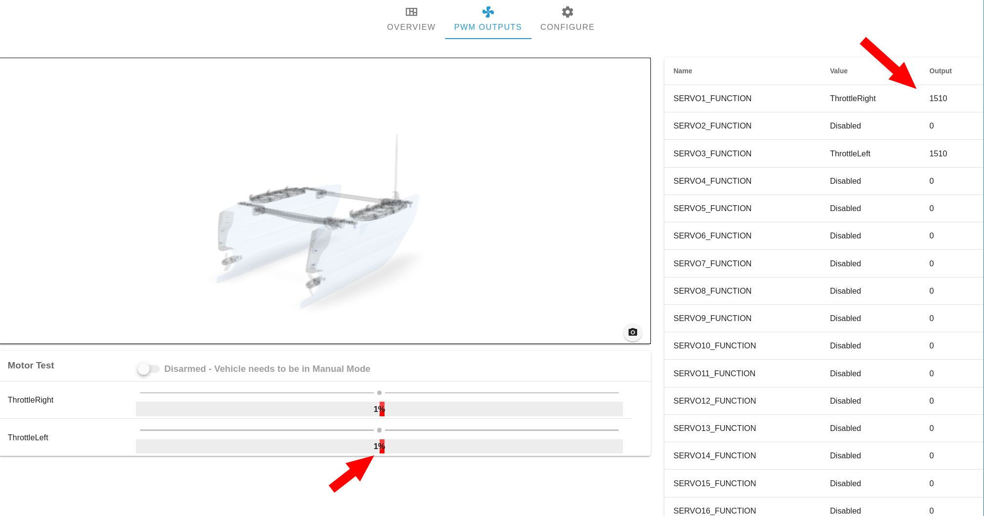 Pwm Outputs Should Fix Centralization Based On The Center Value Used By Vehicle · Issue 2051