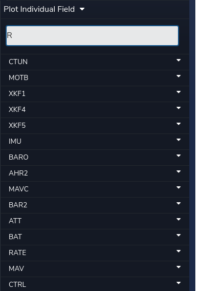 Search does not work as expected · Issue #135 · ArduPilot/UAVLogViewer · GitHub