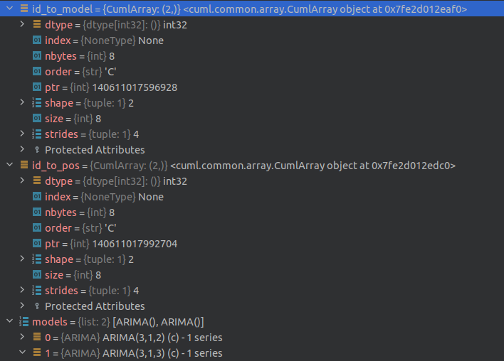 [QST] Multi series AutoARIMA model correlation to dataframe column · Issue #4461 · rapidsai/cuml ...
