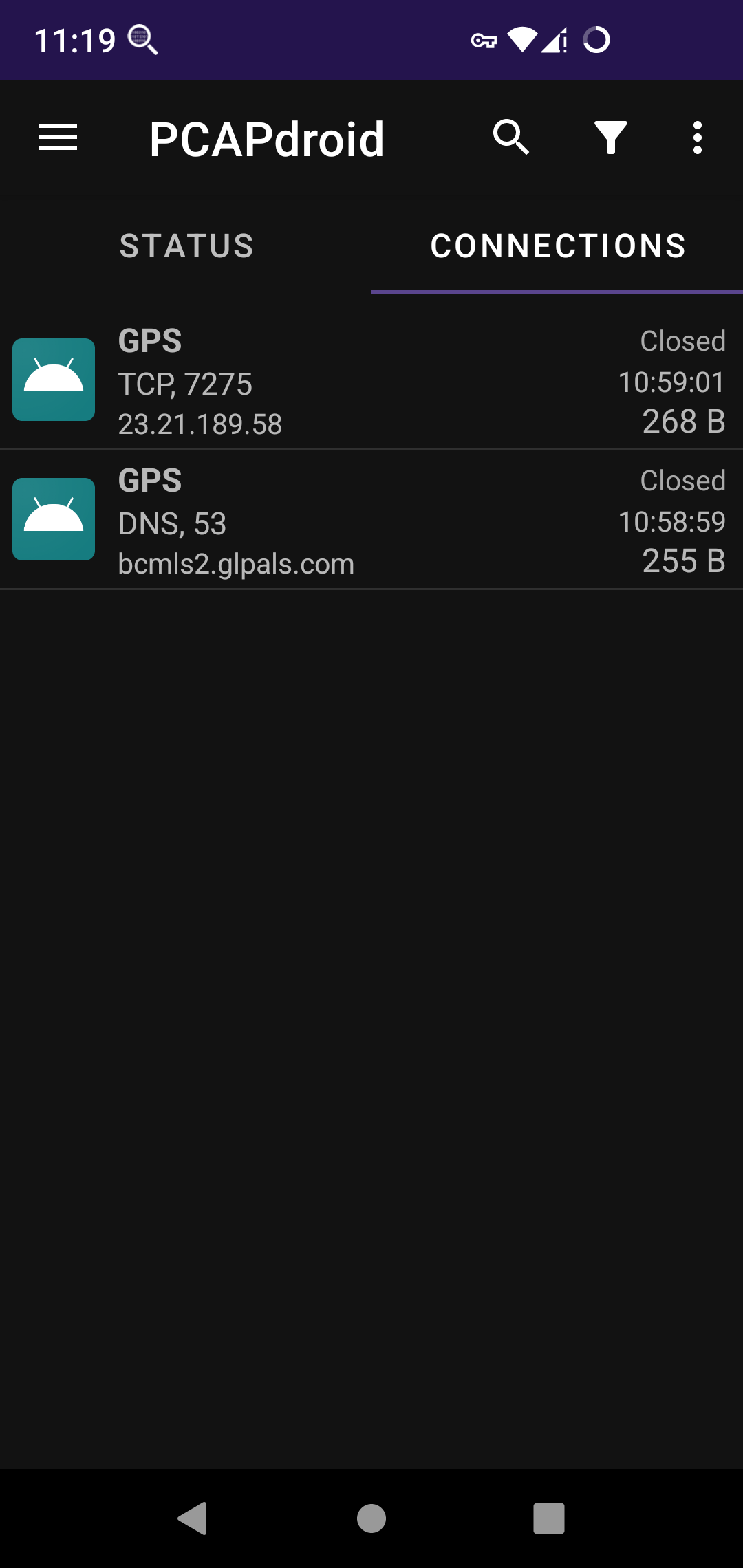 LineageOS 19.1: unwanted GPS pings upon PCAP start · Issue #328 · emanuele-f/PCAPdroid · GitHub