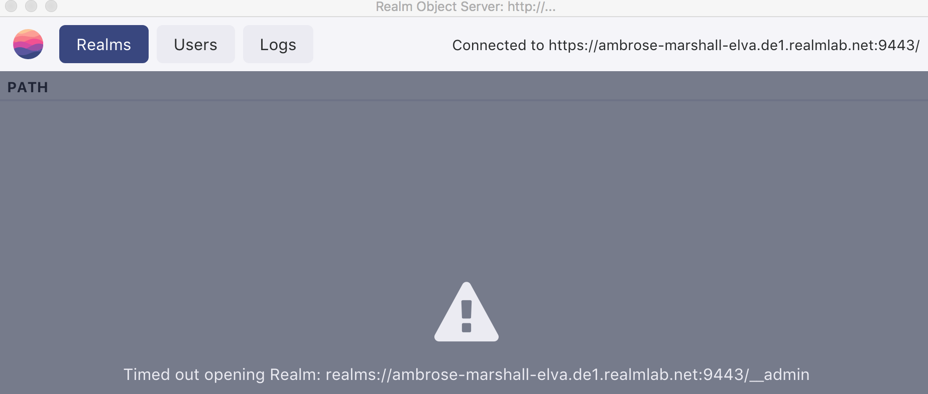 "Connected to http:...." is shown despite being disconnected. · Issue #418 · realm/realm-studio ...