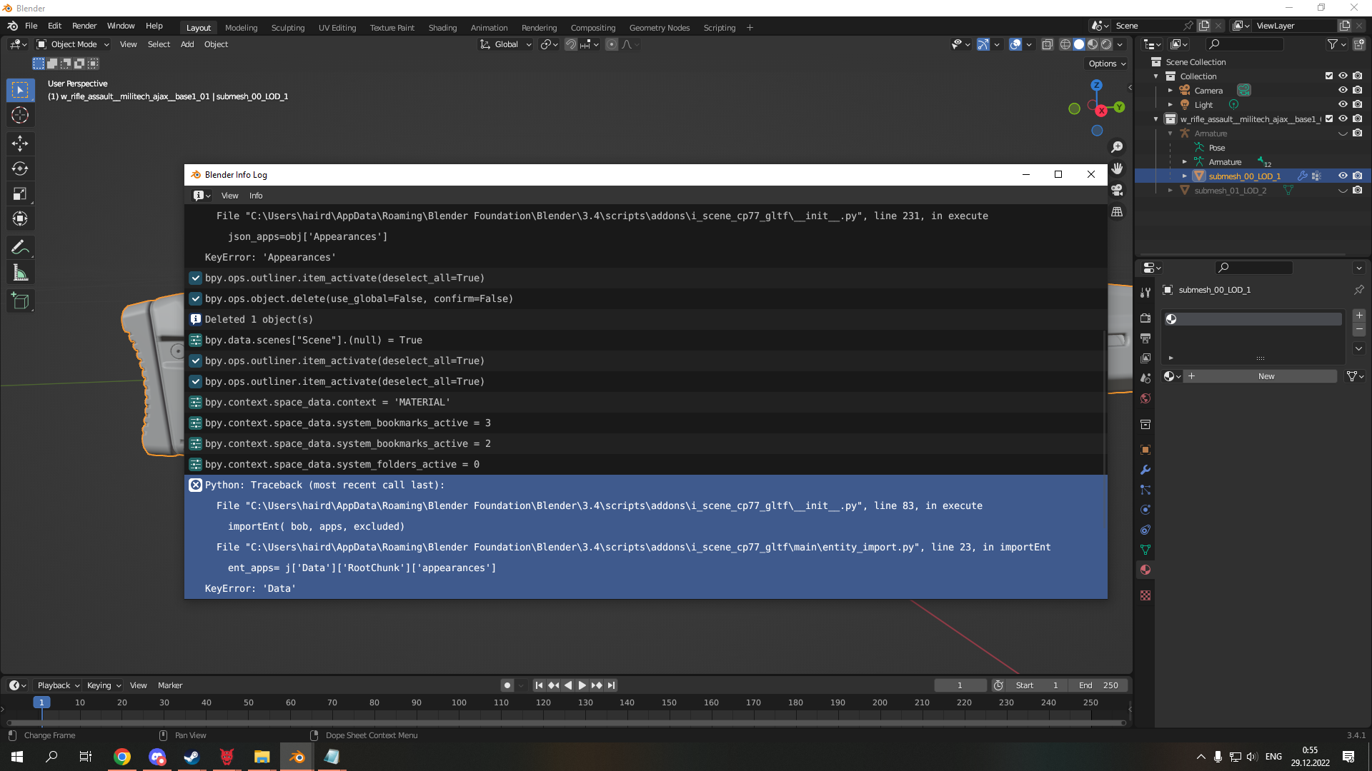 textures isnt loaded with models to blender · WolvenKit WolvenKit · Discussion #1044 · GitHub