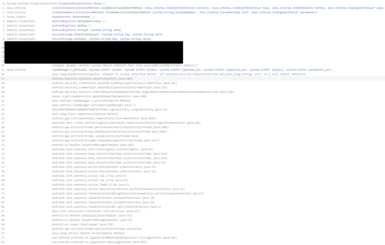 Secure storage NotSupportedException · Issue #430 · xamarin/Essentials · GitHub