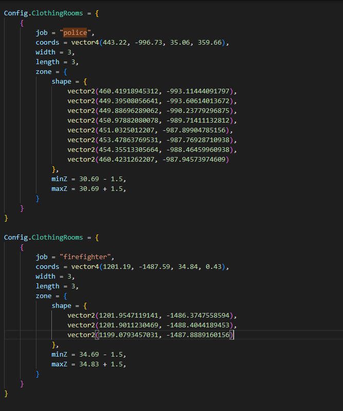 Issue with making other clothing rooms · Issue #178 · iLLeniumStudios/illenium-appearance · GitHub