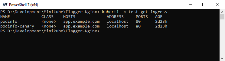Halt advancement no values found for nginx metric request-success-rate ...