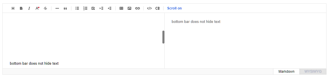 bottom tab bar hides text · Issue #266 · nhn/tui.editor · GitHub