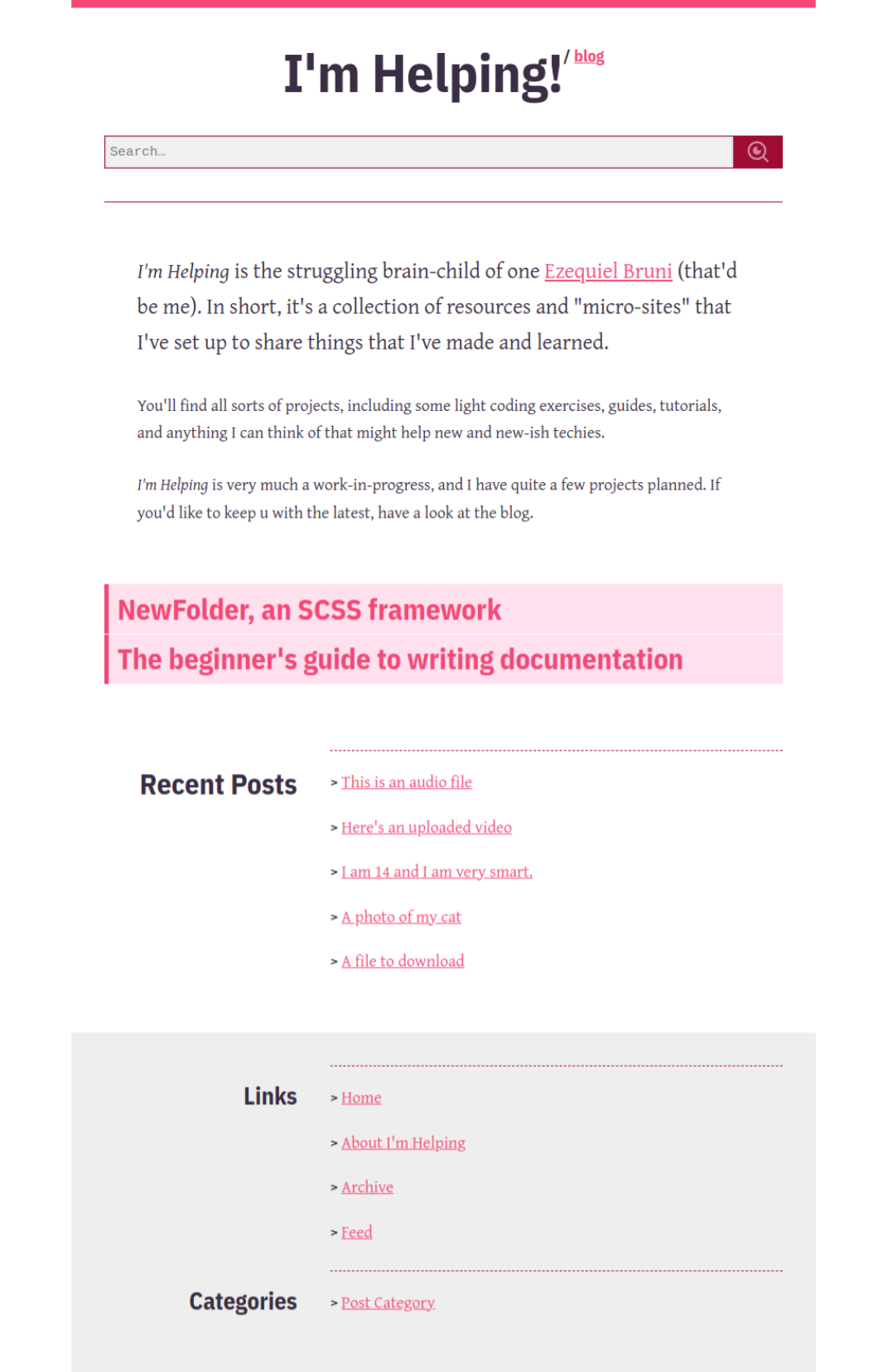 GitHub - EzequielBruni/NewFolder-Blog-ChyrpLite: A theme for Chyrp Lite based on the NewFolder ...