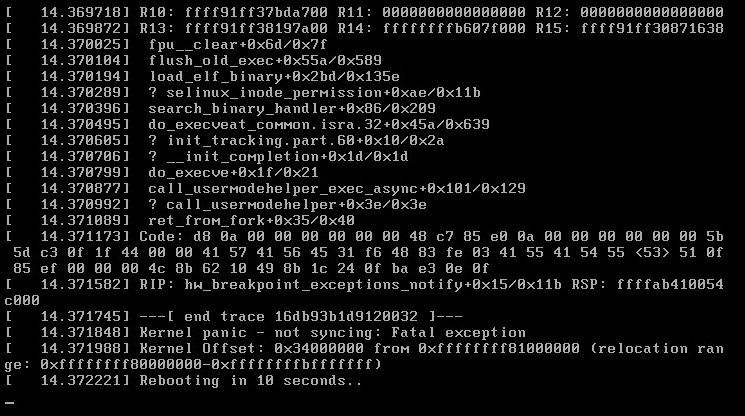 Boot crash with v1.4.0 on VMWare: Kernel panic · Issue #2407 · rancher ...
