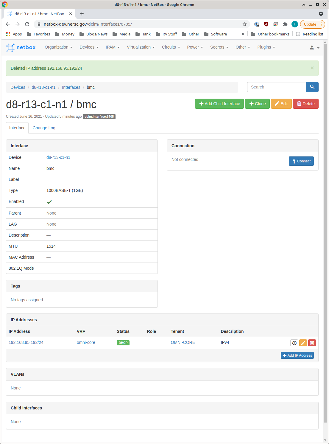 Can't delete IP address from upgraded netbox 2.10.x to netbox 2.11.x ...
