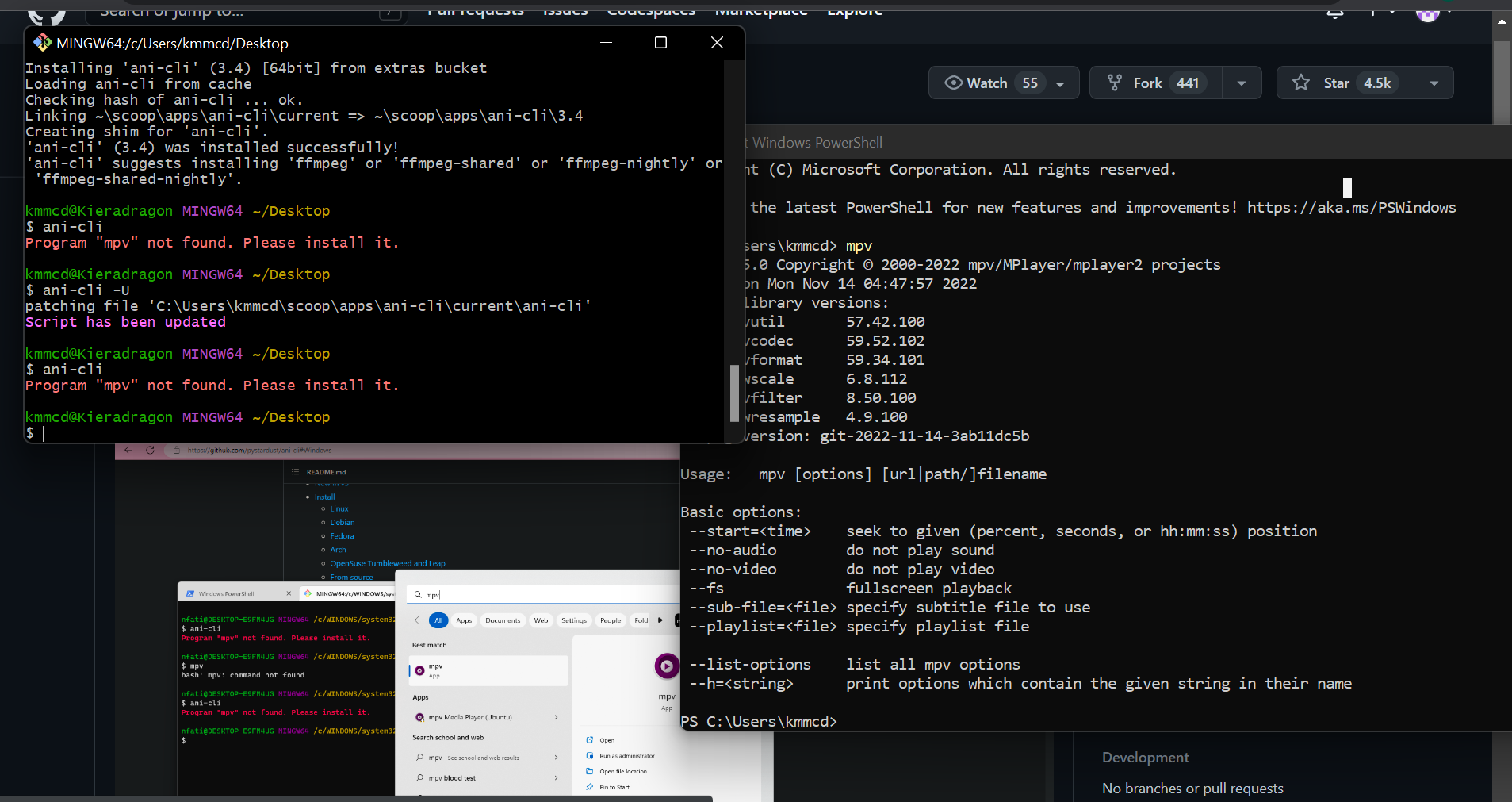 Cant detect mpv · Issue #959 · pystardust/ani-cli · GitHub