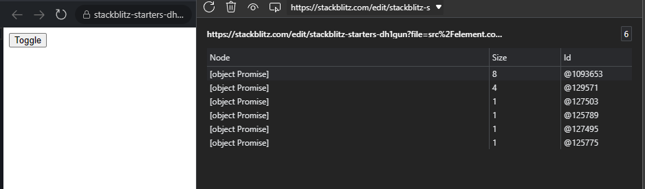 Detached elements stay in memory when animated · Issue #50533 · angular/angular · GitHub