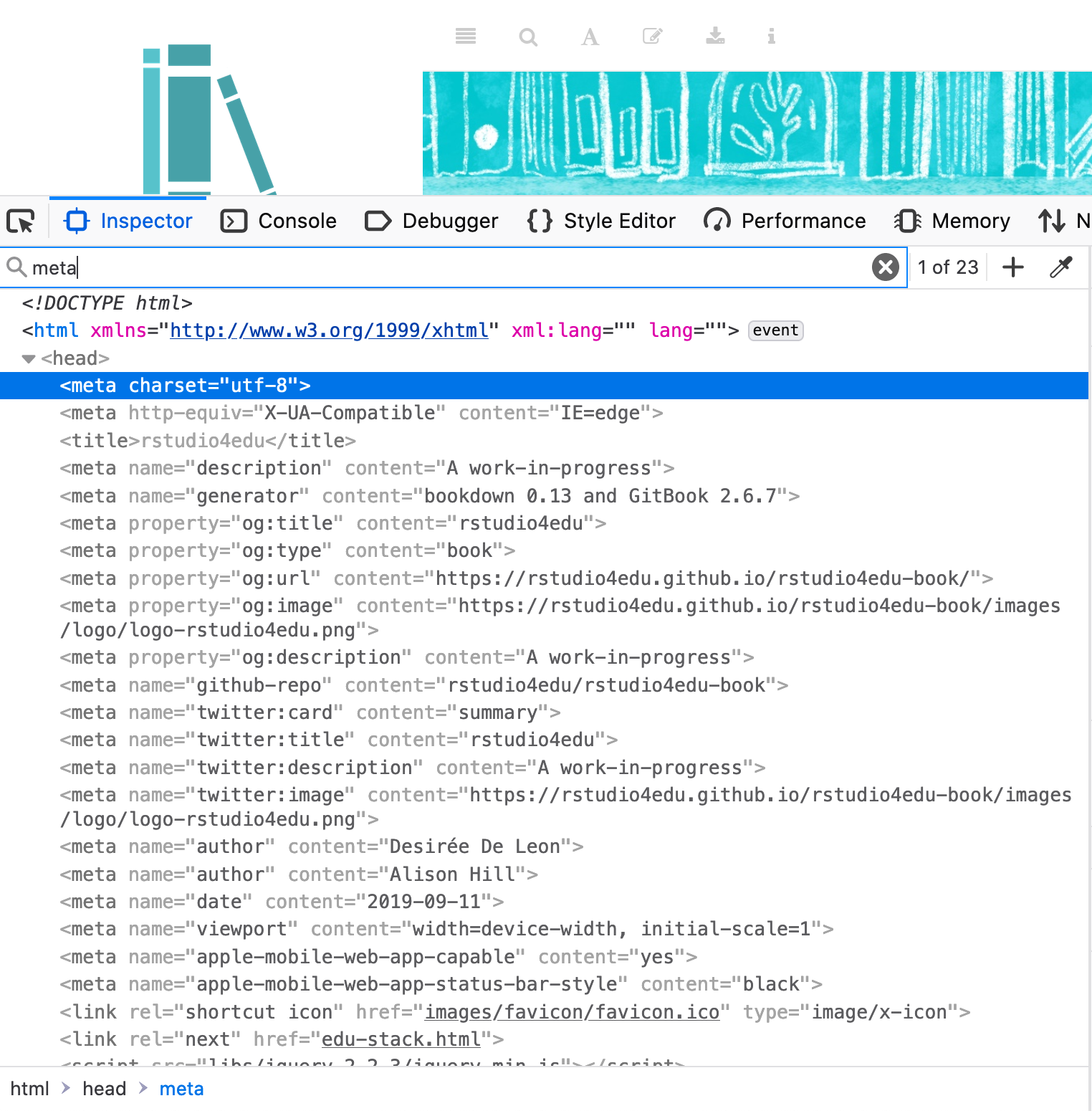 Fix sharing images/meta tags generated by pandoc for bs4_book · Issue #1050 · rstudio/bookdown ...