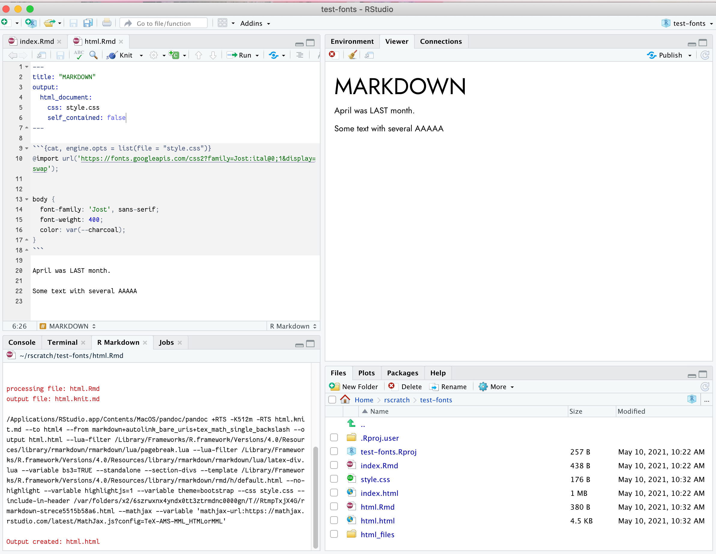 Setting `self_contained=true` leads to clipping of "A" from Google fonts · Issue #316 · yihui ...