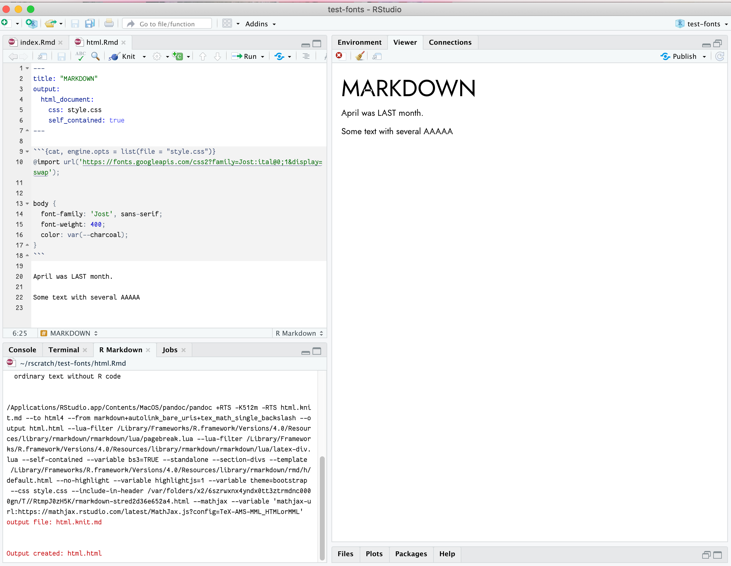 Setting `self_contained=true` leads to clipping of "A" from Google fonts · Issue #316 · yihui ...