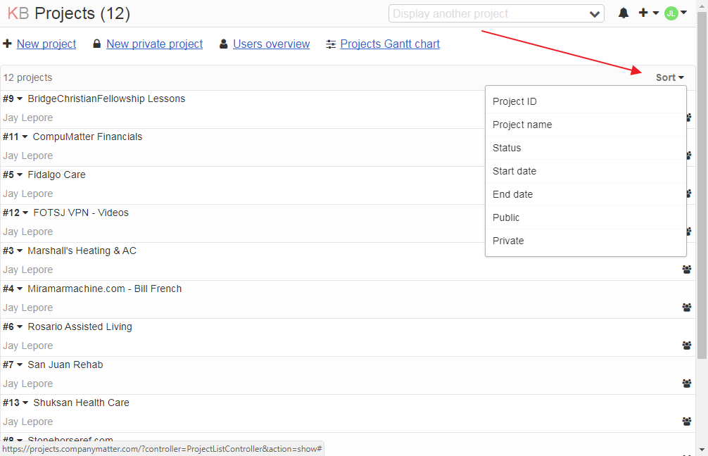 Feature Request: Projects Draggable Sort Order · Issue #3548 · kanboard/kanboard · GitHub