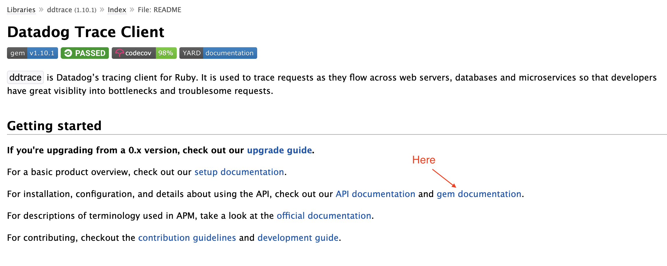 The gem documentation link in the README responds 404. · Issue #2749 ... The gem documentation link in the README responds 404. · Issue #2749 ...