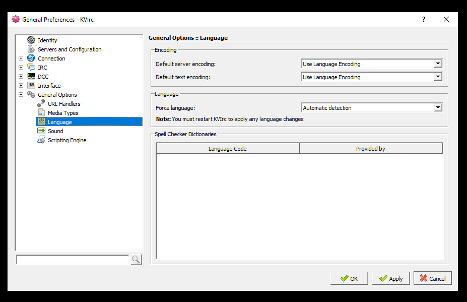 How to install the dictionaries for enchant-2/hunspell? · Issue #2404 · kvirc/KVIrc · GitHub