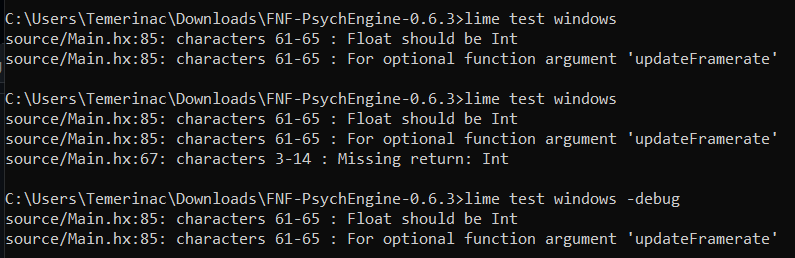 I need help compiling the source code · Issue #11611 · ShadowMario/FNF-PsychEngine · GitHub