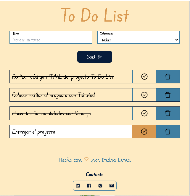 GitHub - Indra-2507/todo-list: Ordená tus actividades, creá listas de tareas hechas y por hacer ...
