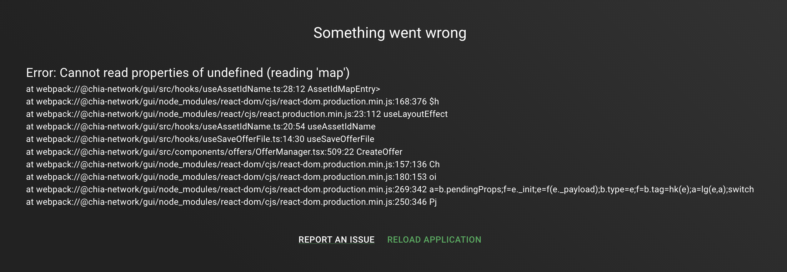 [BUG] Cannot read properties of undefined (reading 'map') · Issue #1388 · Chia-Network/chia ...