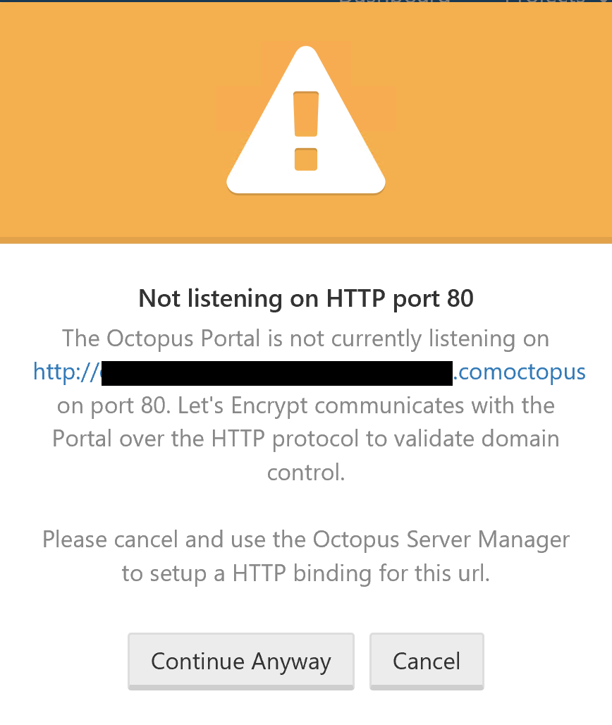 Let's Encrypt integration fails when Octopus Deploy is on a virtual directory · Issue #3673 ...