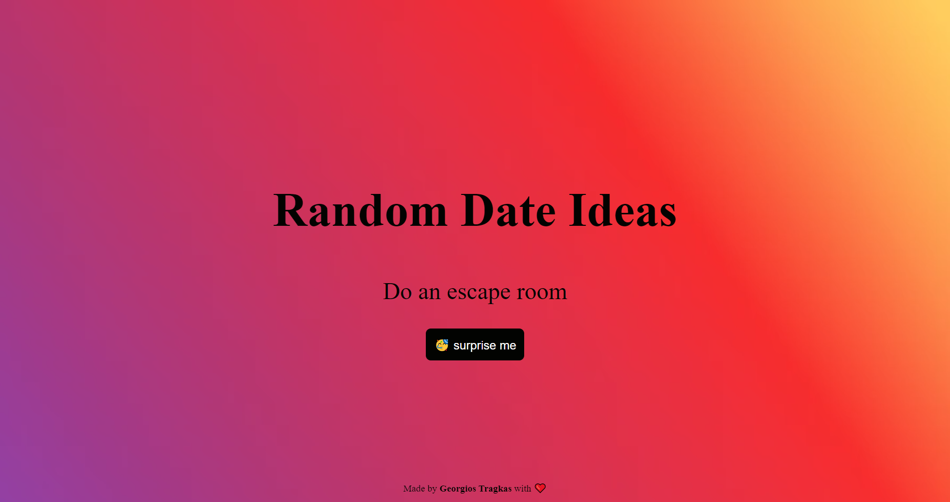 GitHub - tragkas/random-date