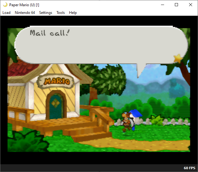 [N64] Paper Mario (U): The game auto-skip the "new game cutscene" and ...