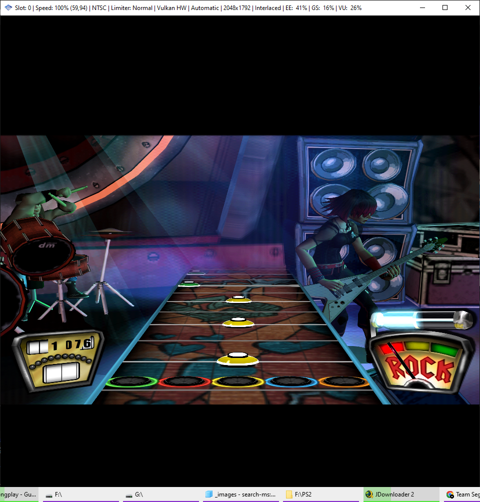 [BUG]: Graphic bug in Guiter Hero's (USA) score after gain the X2 ...