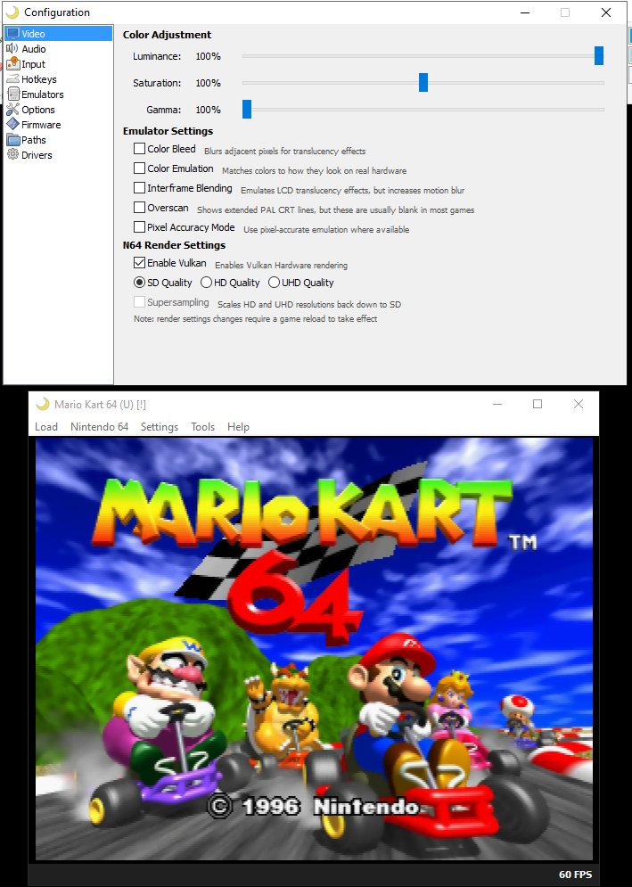 [N64] Crashing on rom load when using vulkan. · Issue #637 · ares ...