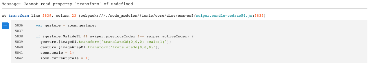 bug: Undefined is not an object (evaluating 's.$imageEl.transition') · Issue #20327 · ionic-team ...