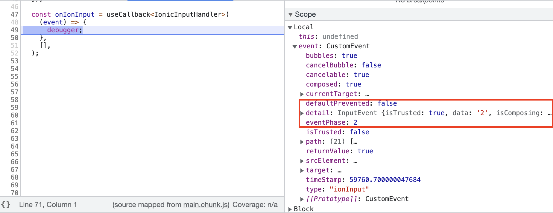 bug: ionInput type emits KeyboardEvent, but should be InputEvent · Issue #24083 · ionic-team ...