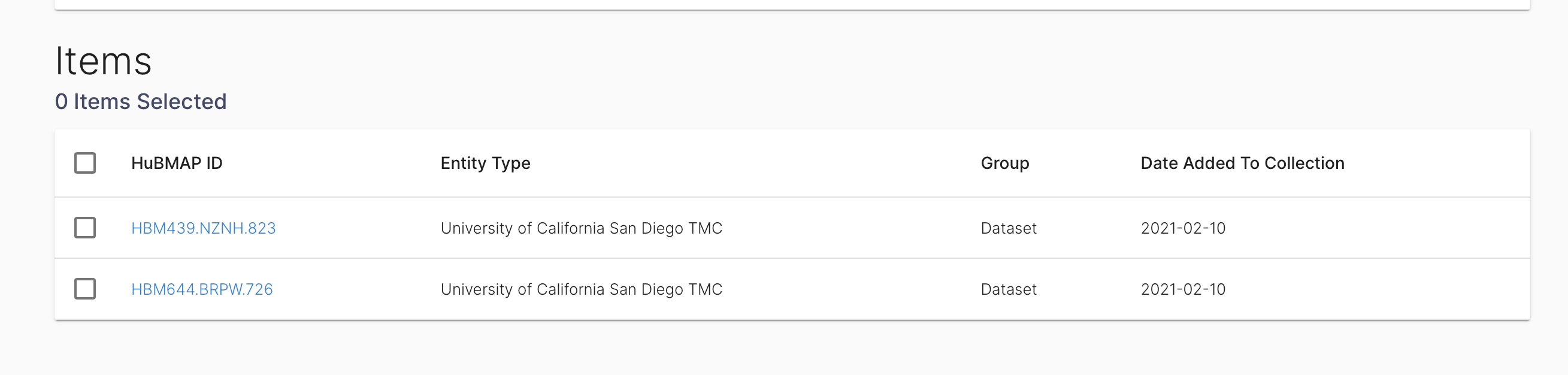 Fix order of column labels in list item table · Issue #1529 · hubmapconsortium/portal-ui · GitHub