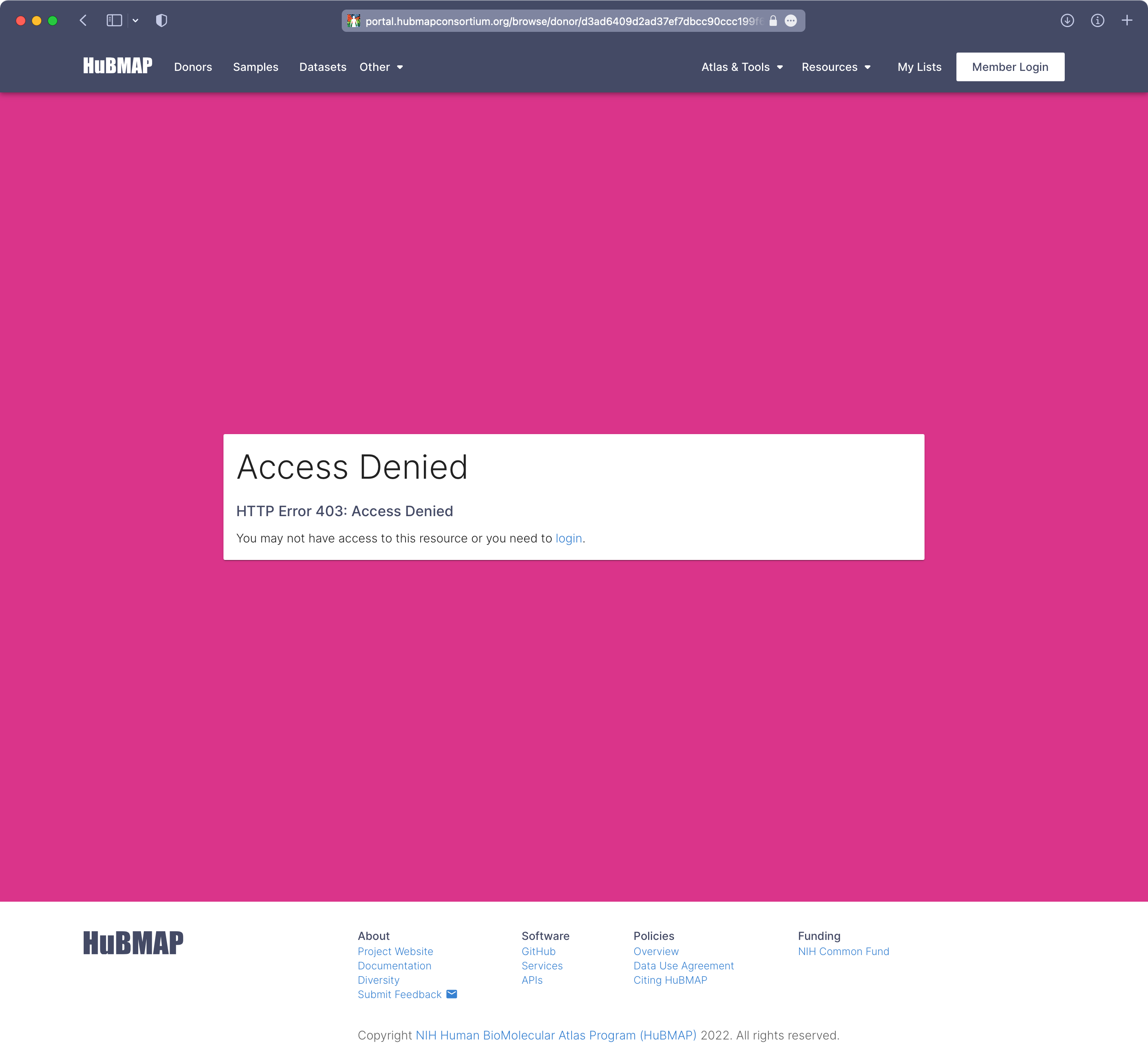 Missing Donor · Issue #2514 · hubmapconsortium/portal-ui · GitHub