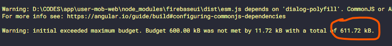 The suggested firebase emulator suite integration results in increased production bundle size ...