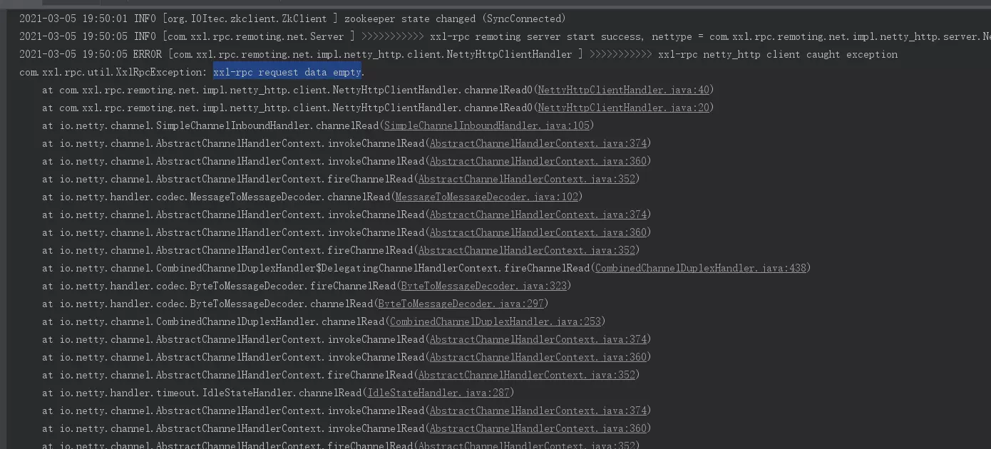xxl-rpc request data empty · Issue #2298 · xuxueli/xxl-job · GitHub