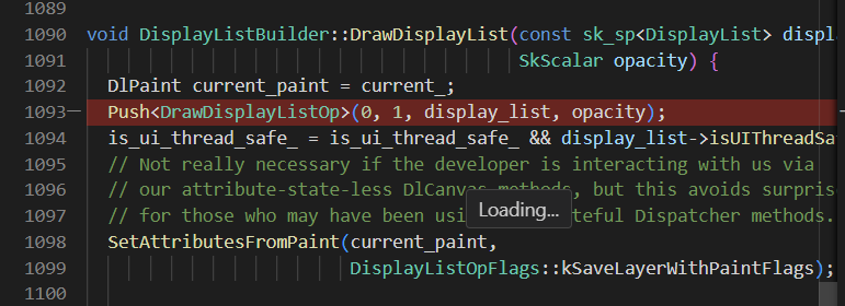 Unnecessary save/restore of attributes in DisplayListBuilder ... Unnecessary save/restore of attributes in DisplayListBuilder ...
