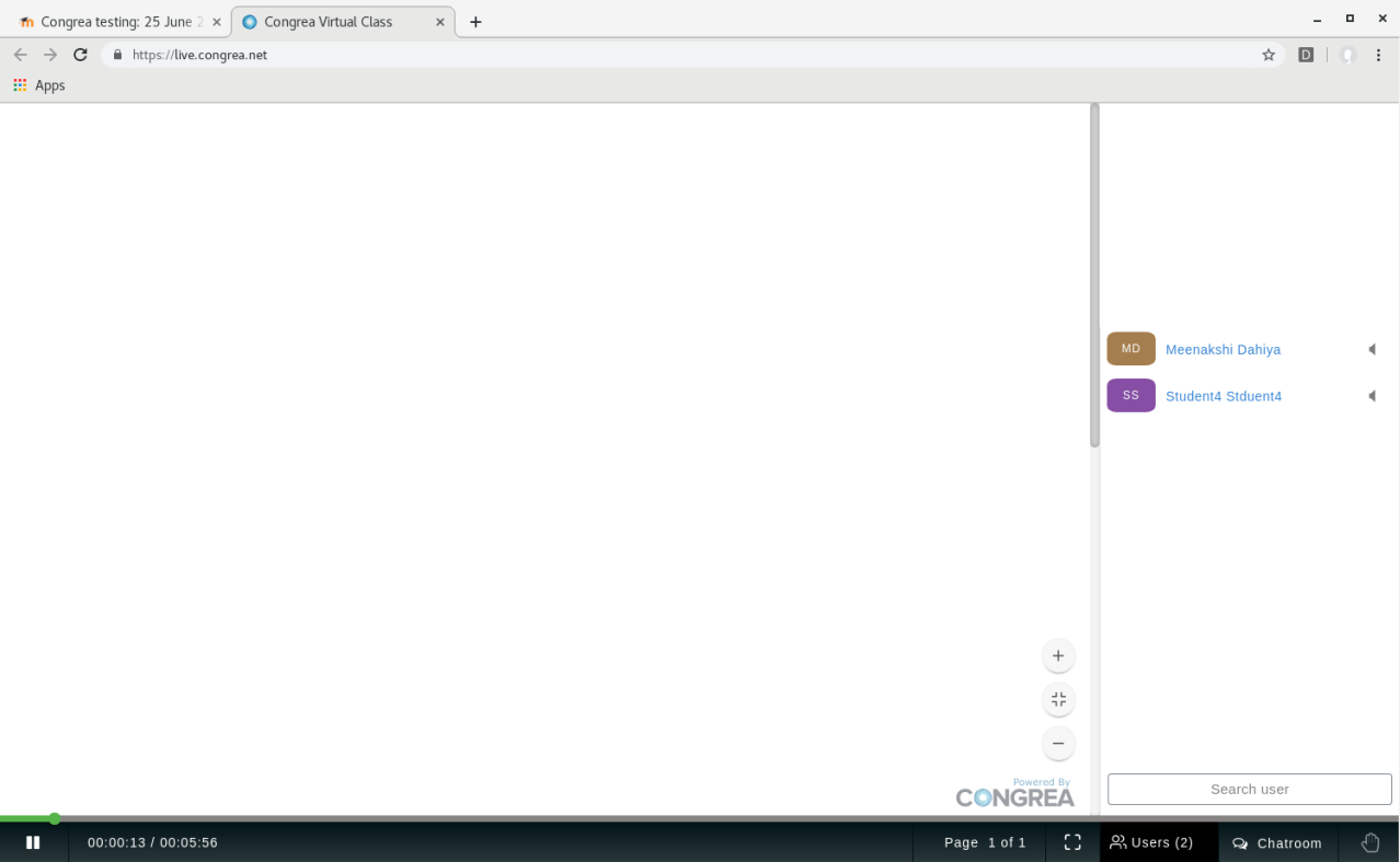 Presenter video space appearing in recording, even when he did not connect camera during live ...