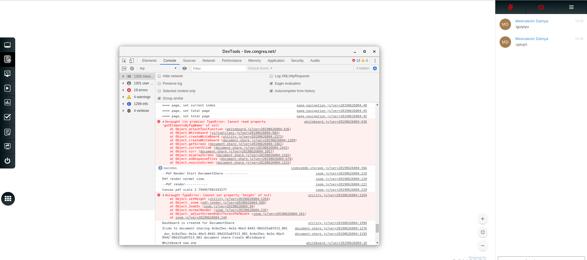 Document sharing: Teacher unable to select page through document dashboard And the page is not ...