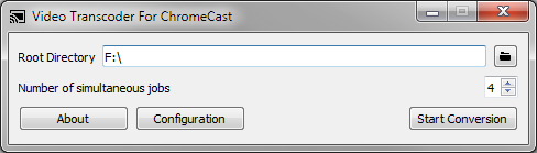 GitHub - FelixdelasPozas/VideoTranscoderForChromecast: Simple program ...
