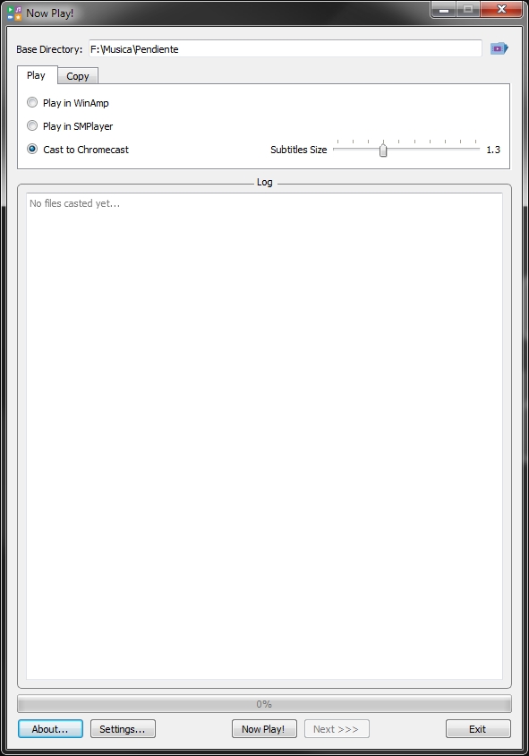 GitHub - FelixdelasPozas/Now-Play: Now Play! is a simple little tool to help play media files in ...