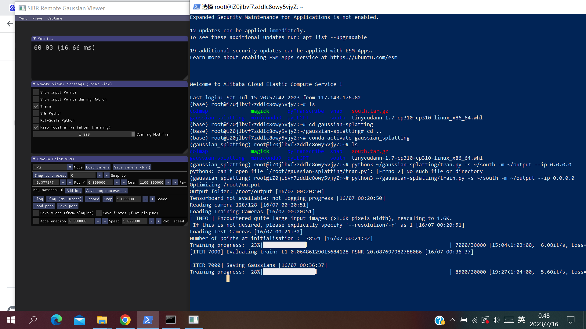 remote viewer cannot find the model path · Issue #35 · graphdeco-inria/gaussian-splatting · GitHub