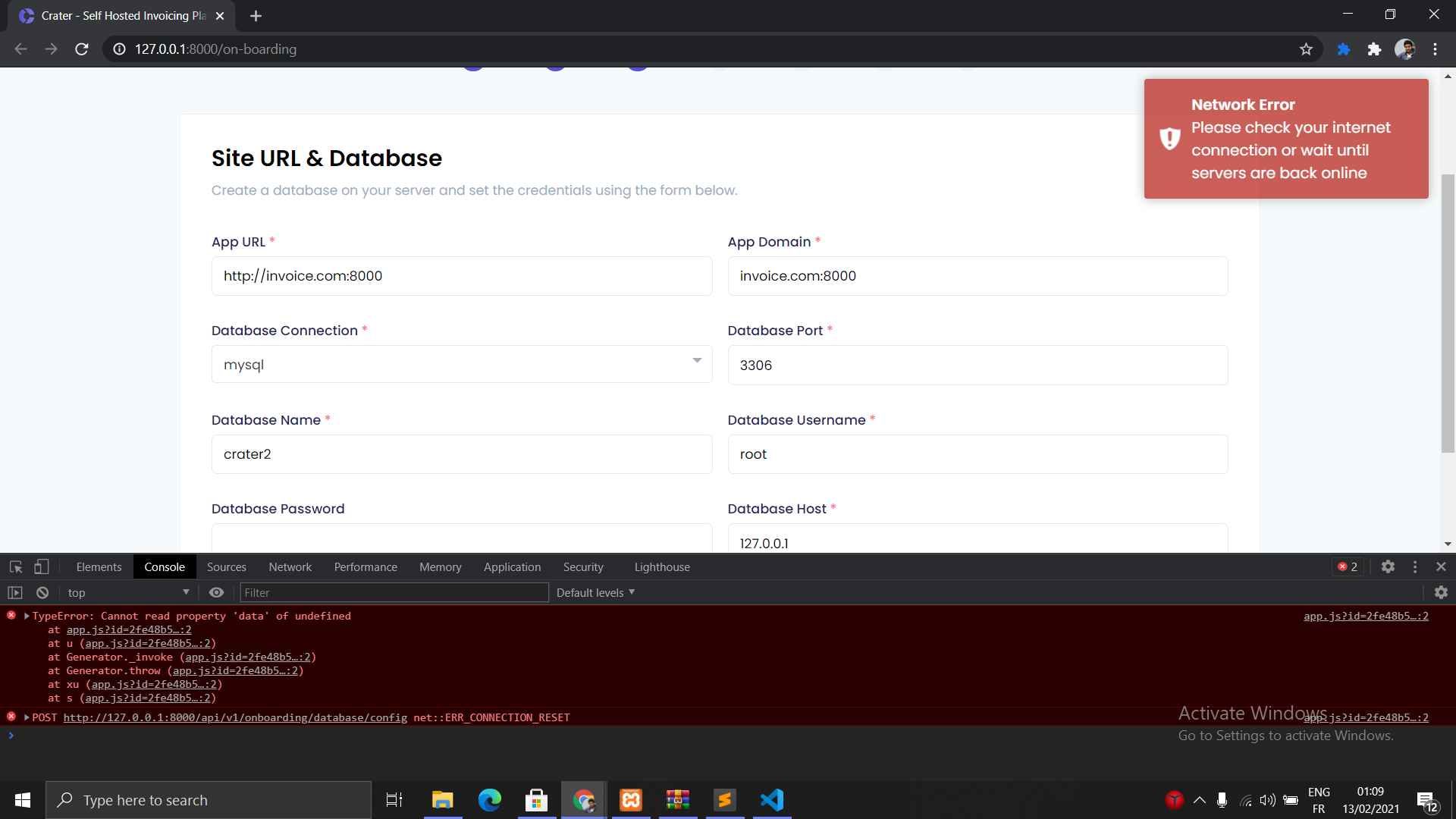 windows xamp · Issue #387 · crater-invoice-inc/crater · GitHub