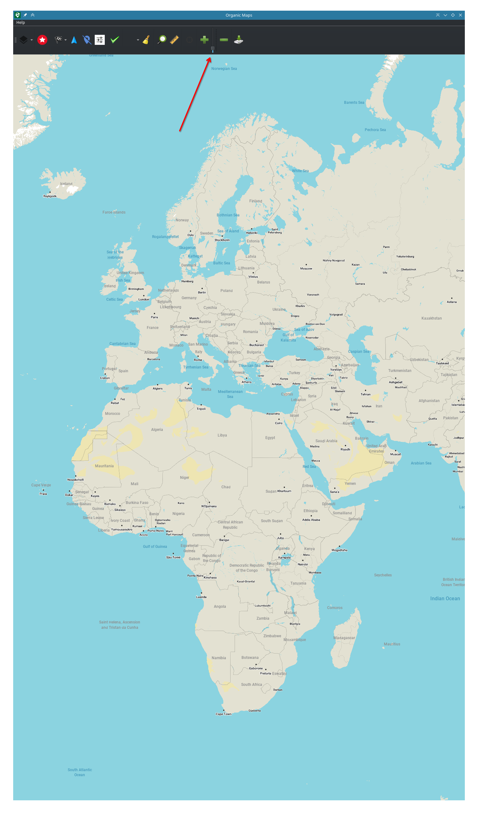 Use an horizontal slider for the horizontal toolbar (Linux desktop) · Issue #6002 · organicmaps ...