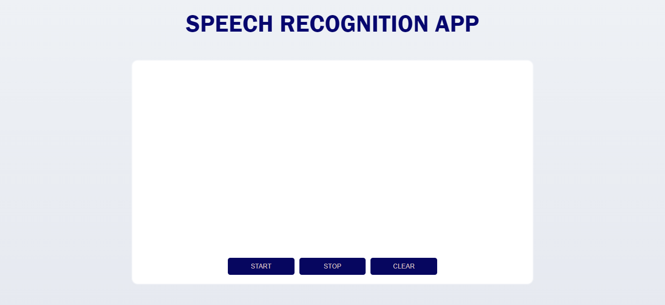 GitHub - MOHAMMADSHEHBAZ/Speech-Recognition-App: speech-recognition -app