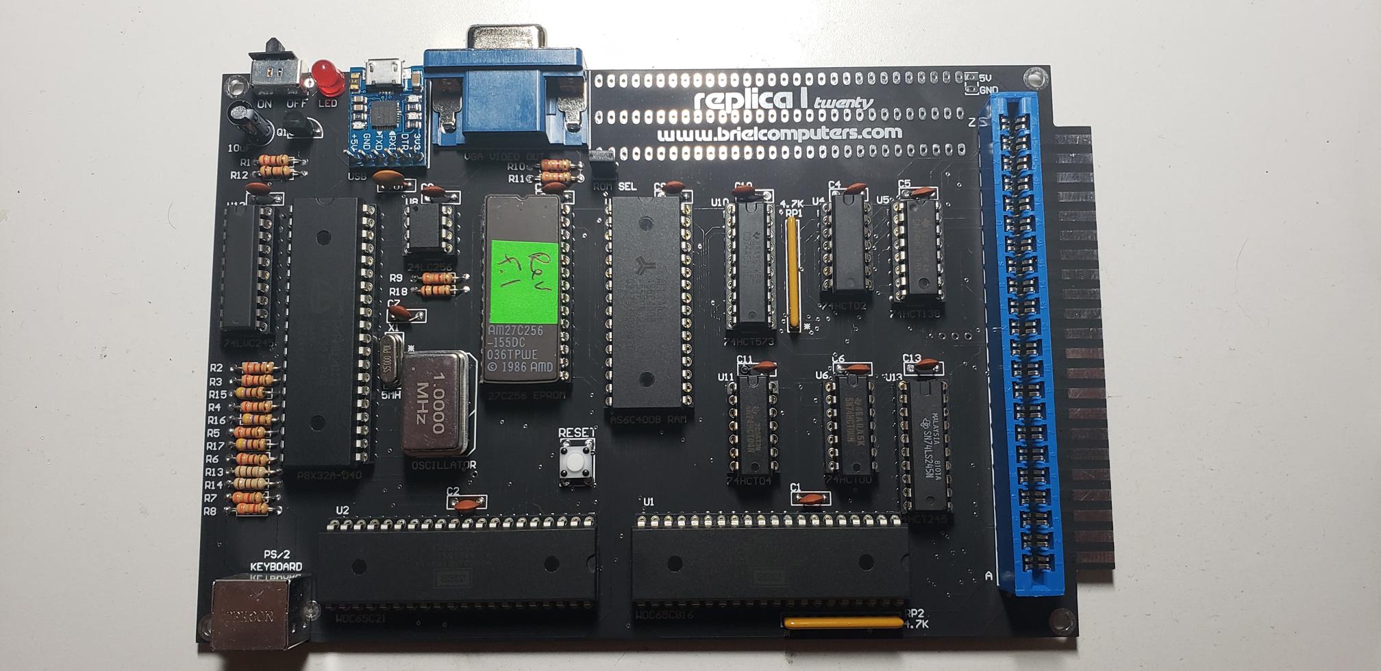 GitHub - Retrotink/replica-1-20: replica 1 apple 1 replica 20th anniversary edition